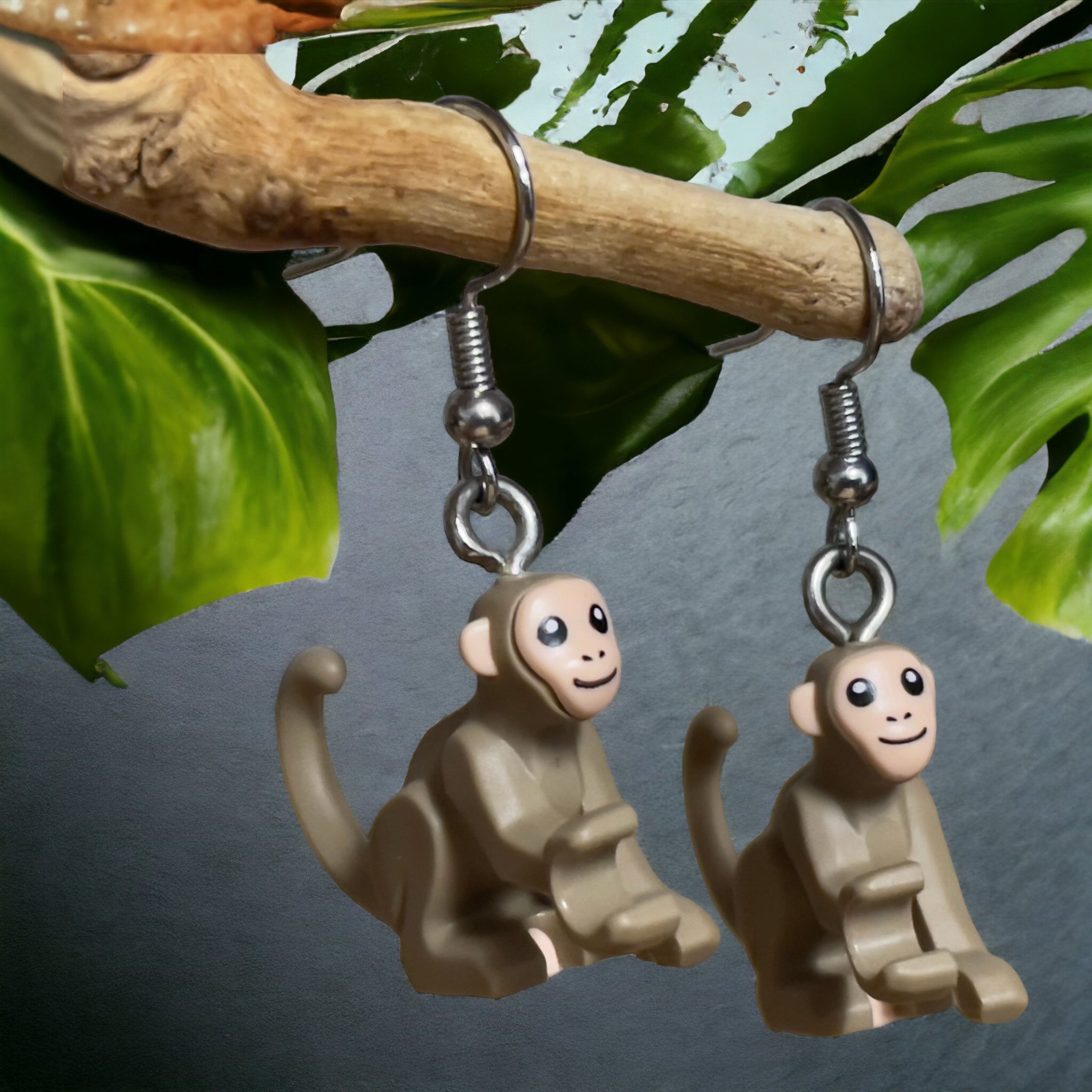 Lego® Earrings - Cheeky Monkey – Brick Nic