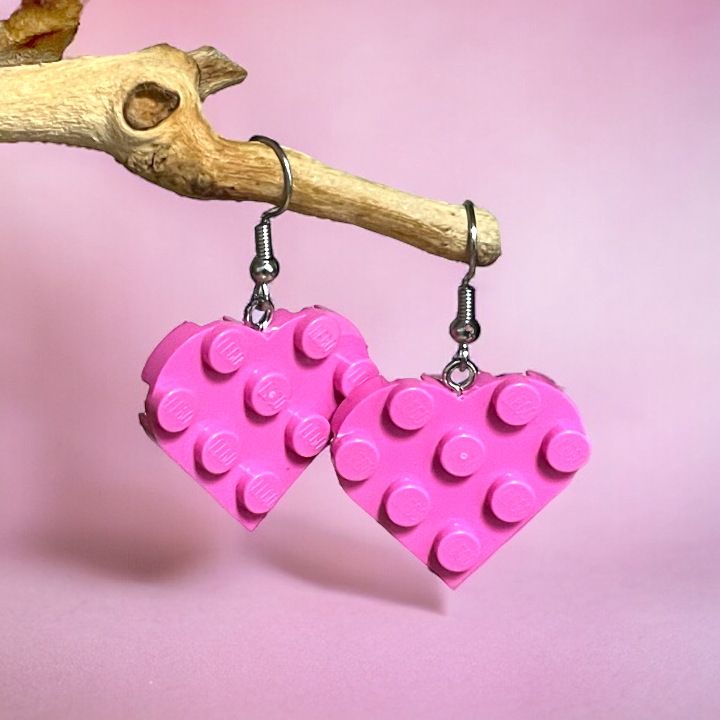 Lego® Earrings - Hearts – Brick Nic